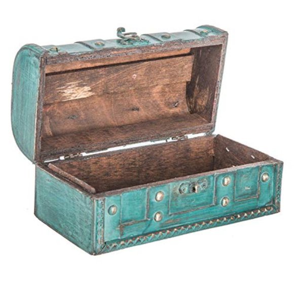 Onlinepartycenter | Storage & Organization | Blue Double Banded Trunk ...